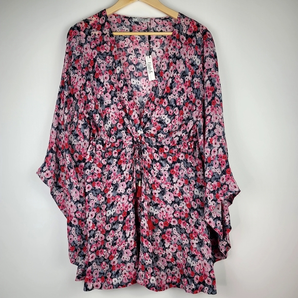 Renato Nucci | Swim | Elodie K By Renato Nucci Silk Floral Swim Cover | Poshmark